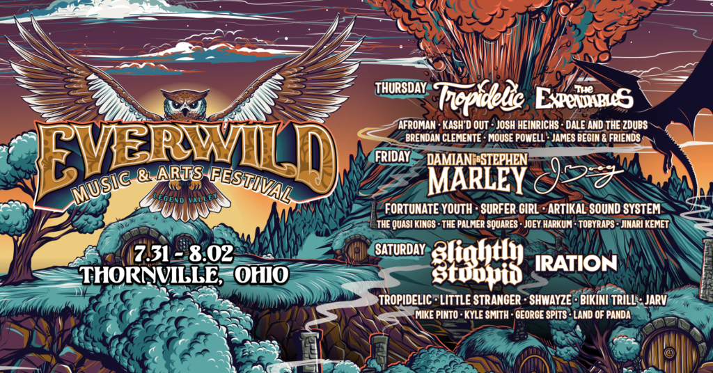 Everwild Music Festival 2025 at Legend Valley in Thornville, OH